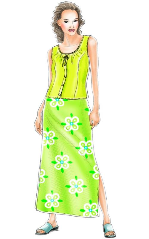 Model 5125 | Bluze | Krojevi za bluze | Krojačica.net