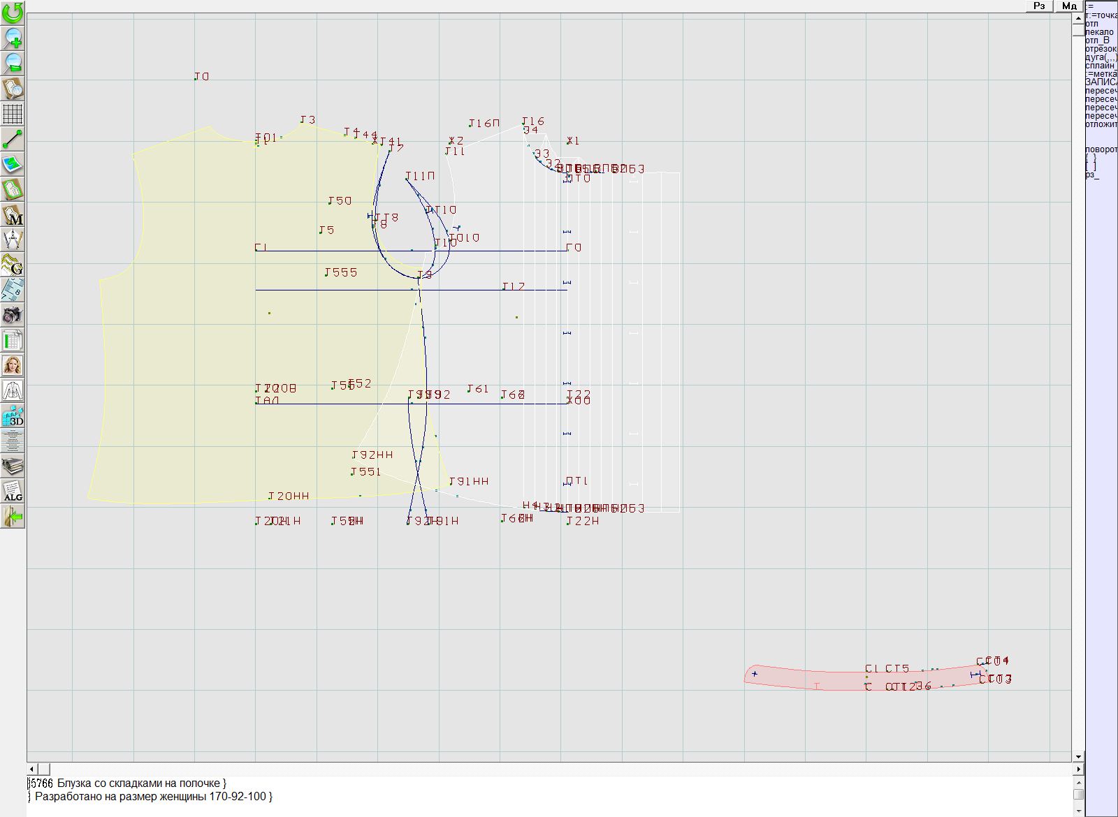 Model 5766 | Bluze | Krojevi za bluze | Krojačica.net